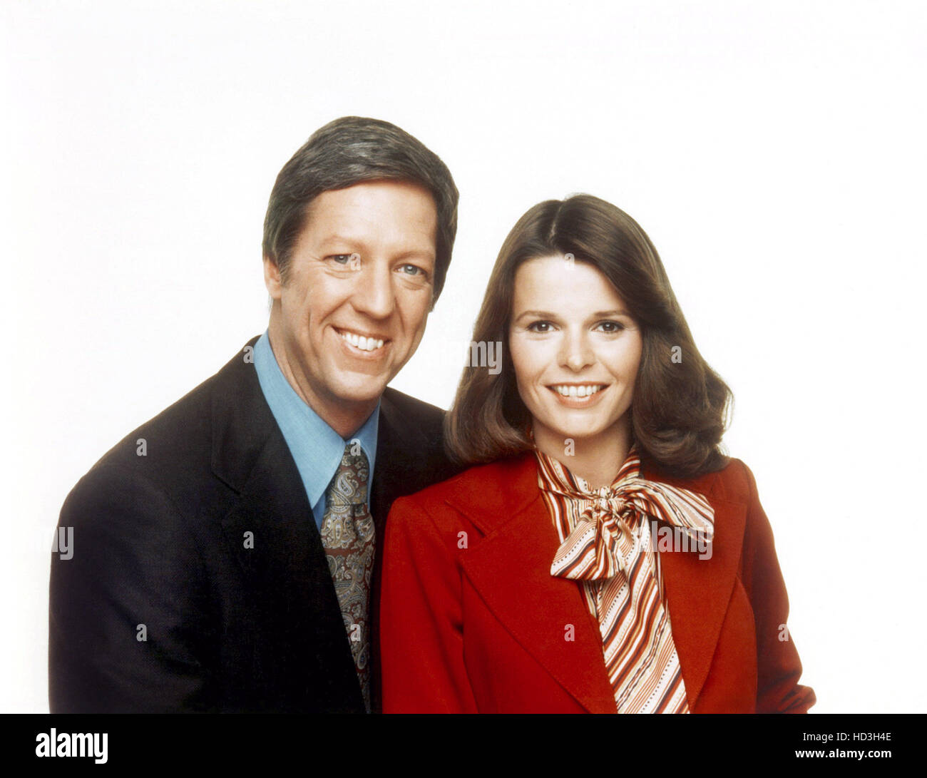 GOOD MORNING, AMERICA, from left: David Hartman, Sandy Hill, 1975 ...