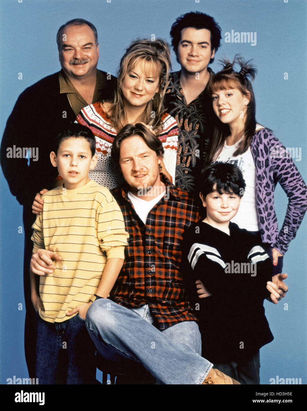 GROUNDED FOR LIFE, (clockwise from the top left): Richard Riehle, Megyn ...