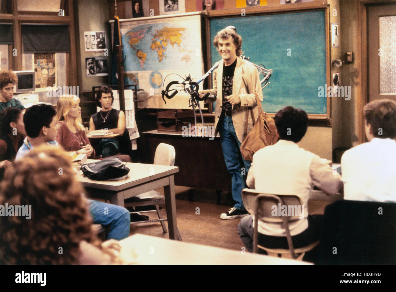 HEAD OF THE CLASS, Billy Connolly (standing), 'Where's Charlie ...