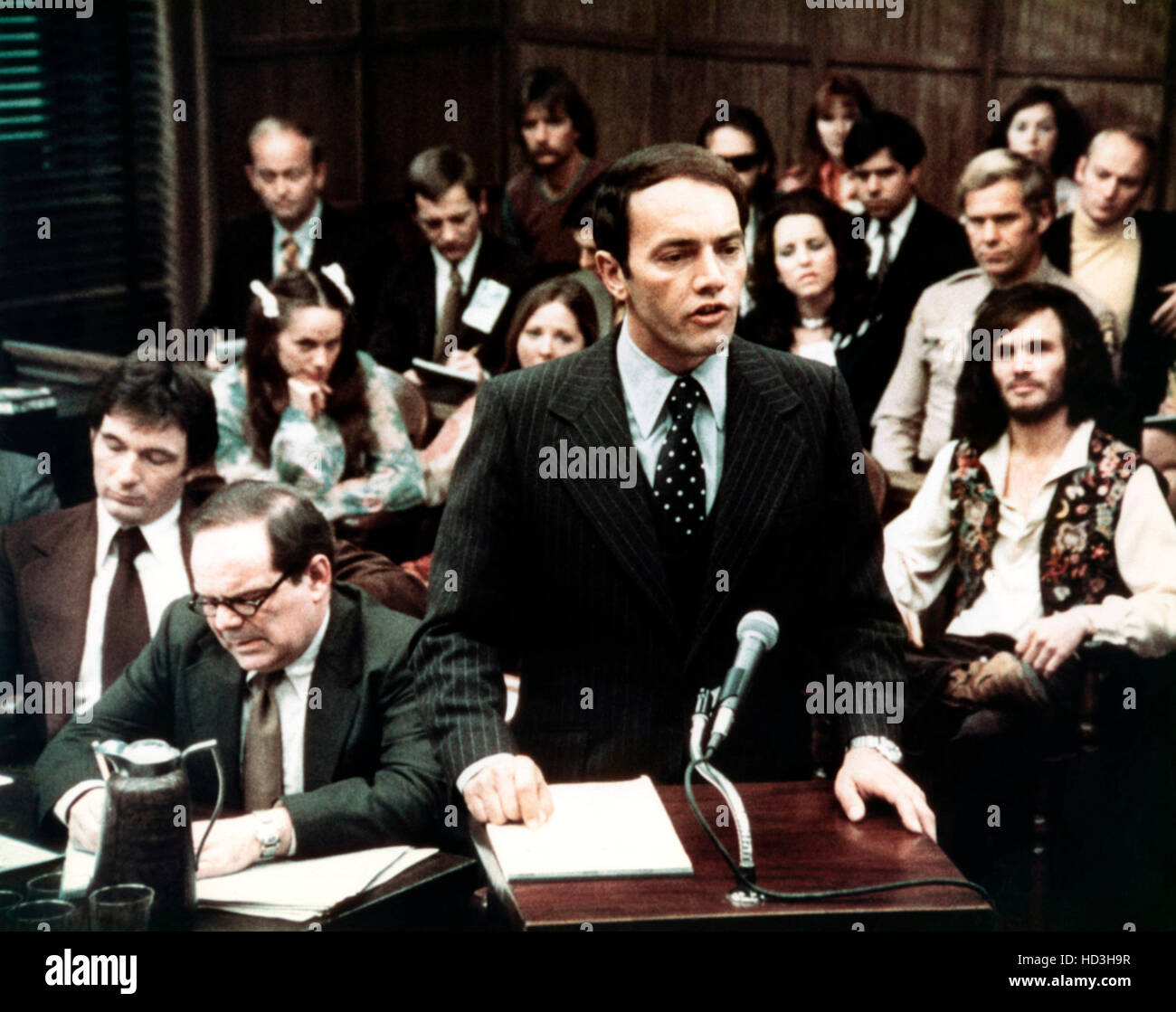 HELTER SKELTER, George DiCenzo (foreground, center), Steve Railsback ...
