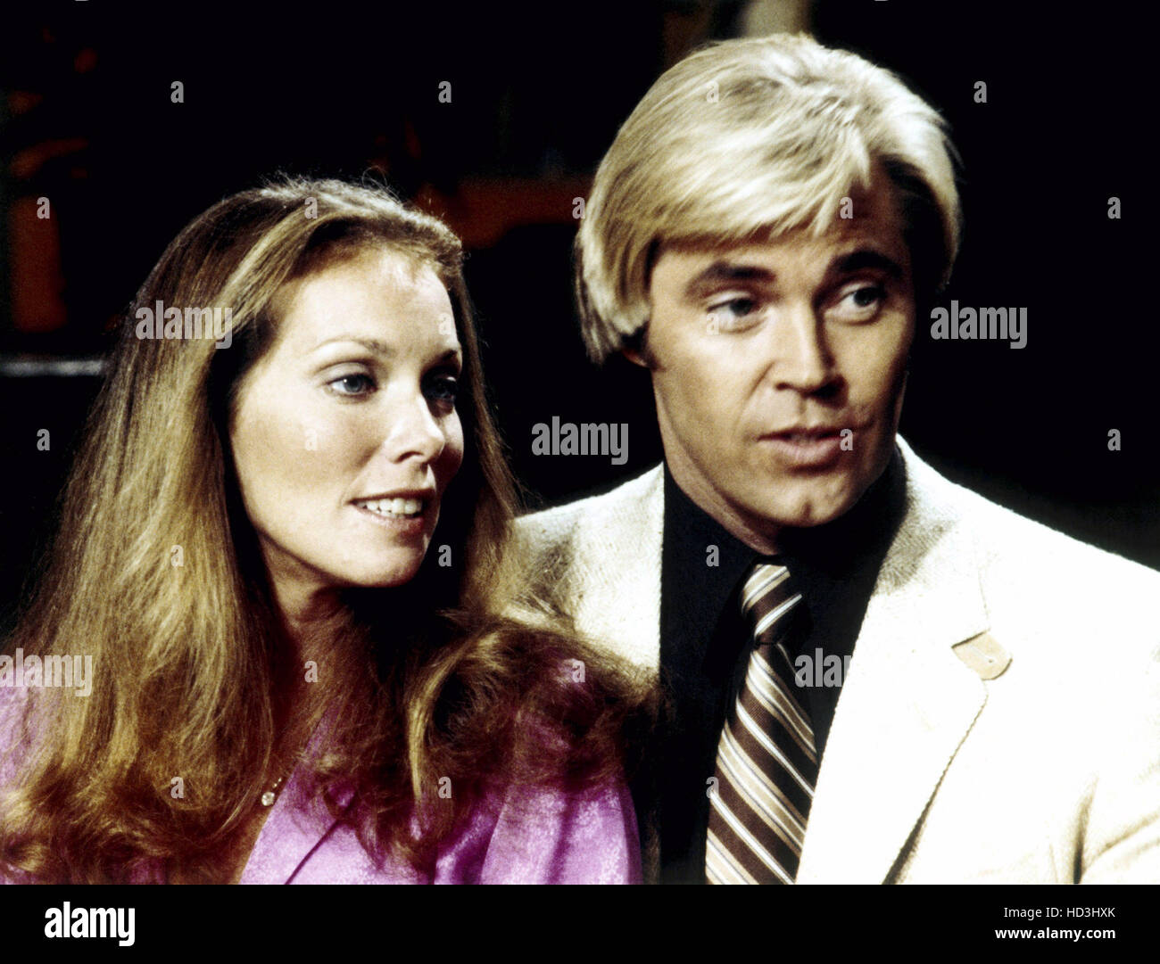 THE YOUNG AND THE RESTLESS, from left: Jaime Lyn Bauer, Dennis Cole ...