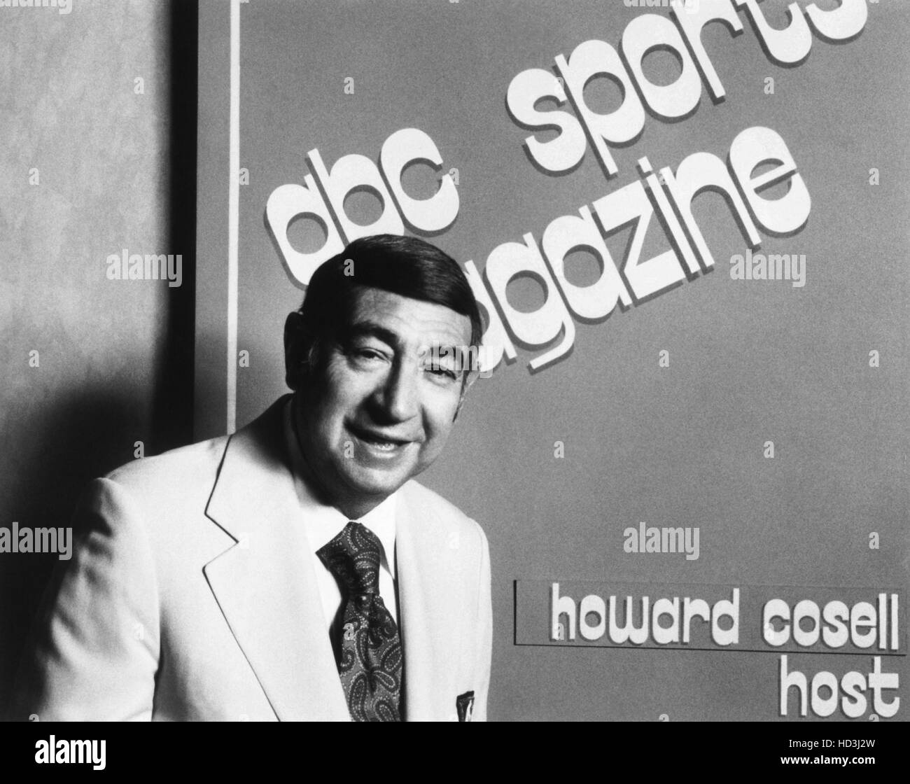 ABC SPORTS MAGAZINE, Howard Cosell, 1978 Stock Photo - Alamy