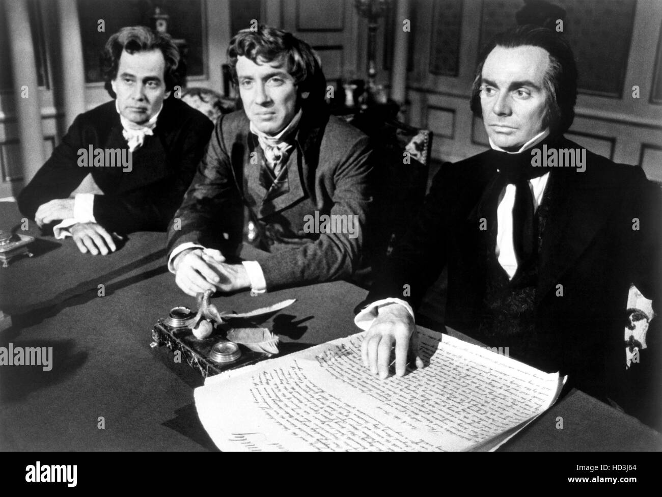 THE ADAMS CHRONICLES, (from left): Michael Wager, George Hearn, David ...