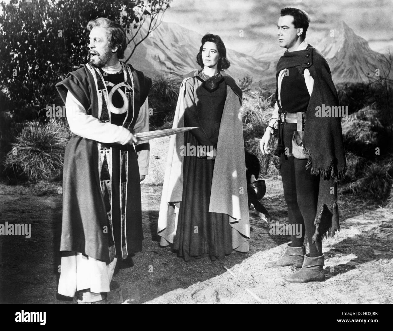 THE ADVENTURES OF ROBIN HOOD, from left: Eddie Byrne, Bernadette O ...