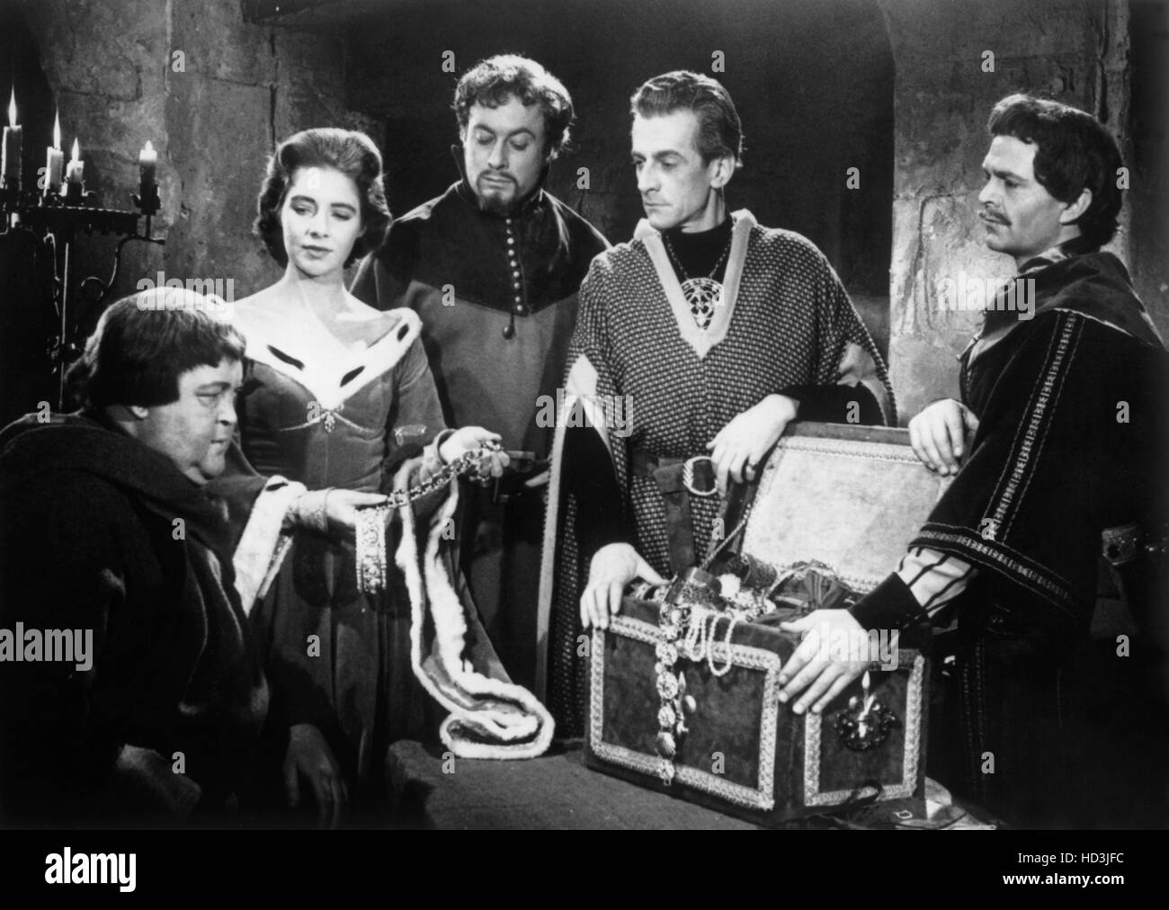 THE ADVENTURES OF ROBIN HOOD, Alexander Gauge (left), 1955-1960 Stock ...