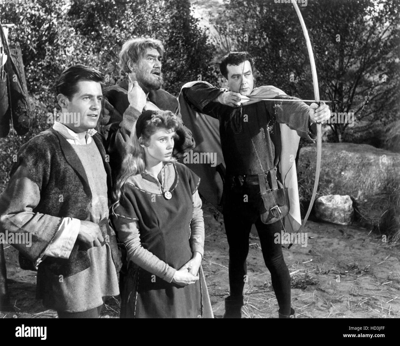 THE ADVENTURES OF ROBIN HOOD, Archie Duncan (2nd from left), Richard ...