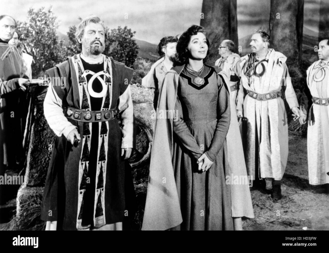 THE ADVENTURES OF ROBIN HOOD, Bernadette O'Farrell (front, right), 1955 ...