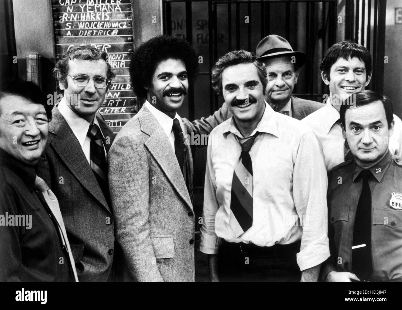 BARNEY MILLER, from left: Jack Soo, Steve Landesberg, Ron Glass, Hal ...