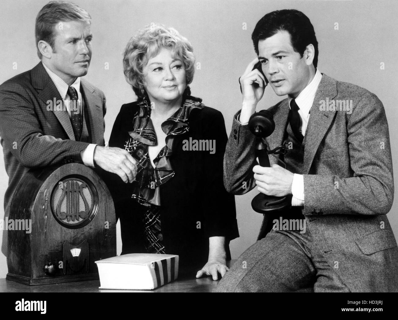 BANYON, from left: Richard Jaeckel, Joan Blondell, Robert Forster, 1972 ...