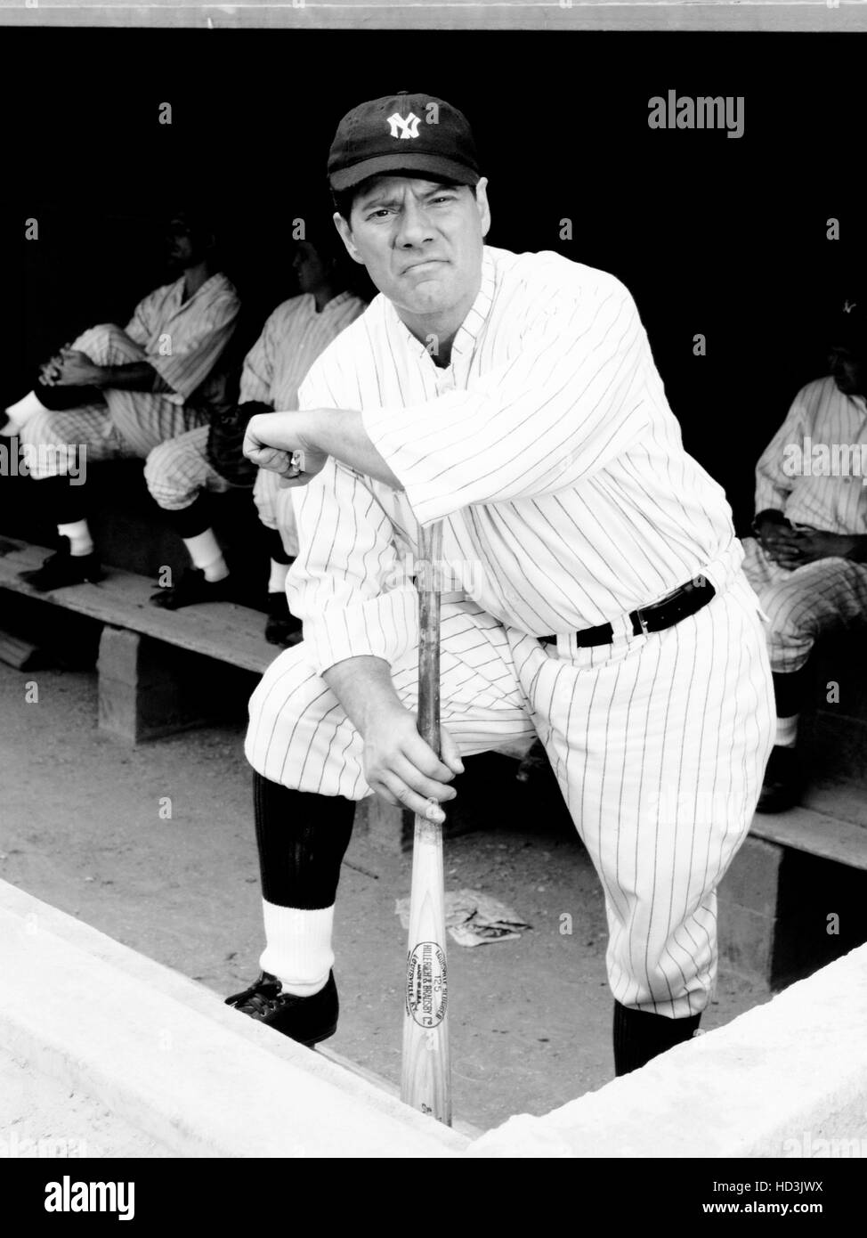 BABE RUTH, Stephen Lang as Babe Ruth. 1991, © NBC/courtesy Everett ...