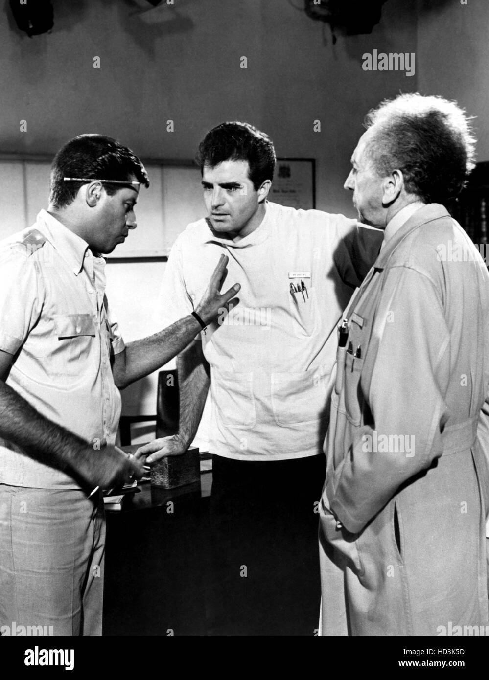 BEN CASEY, Jerry Lewis, Vince Edwards, Sam Jaffe, 1961-1966 Stock Photo ...