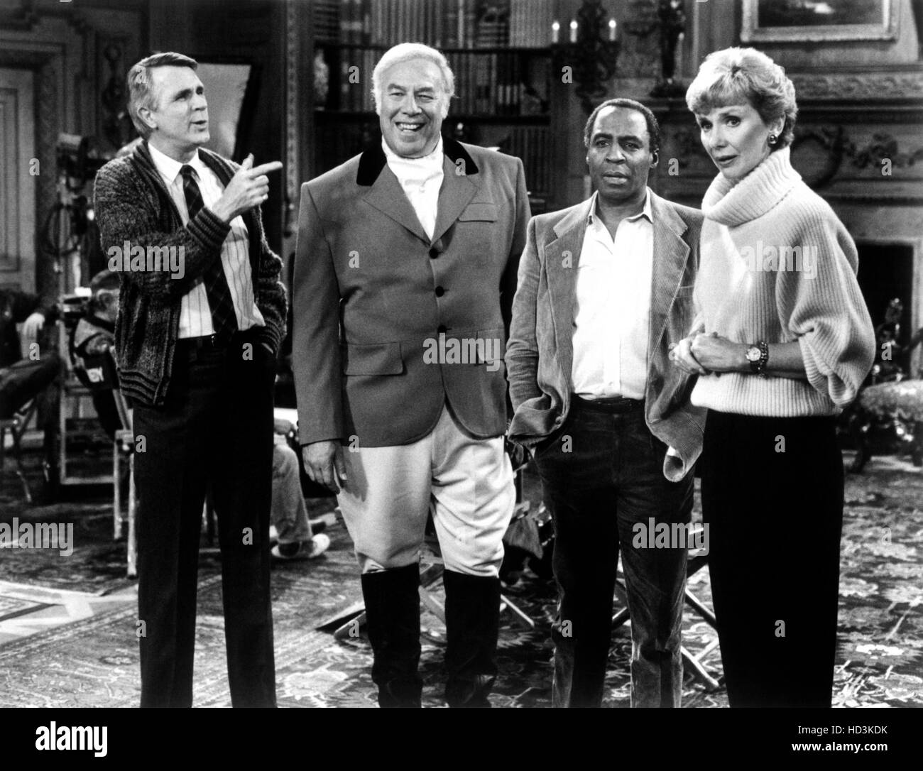 BENSON, (from left): James Noble, George Kennedy, Robert Guillaume ...