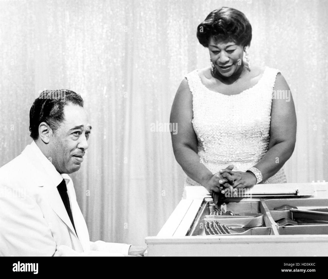 THE BELL TELEPHONE HOUR, from left: Duke Ellington, Ella Fitzgerald ...