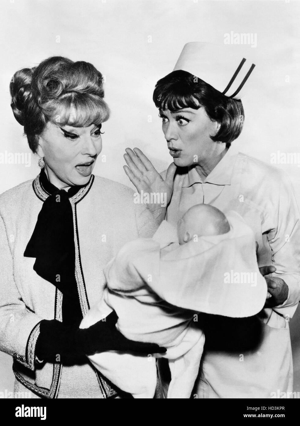 BEWITCHED, Agnes Moorehead, Eve Arden, 'And Then There Were Three ...