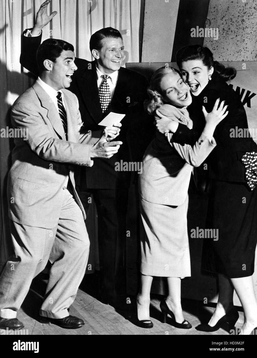 BREAK THE BANK, Bert Parks, Bud Collyer, contestants, 1948-57 Stock ...