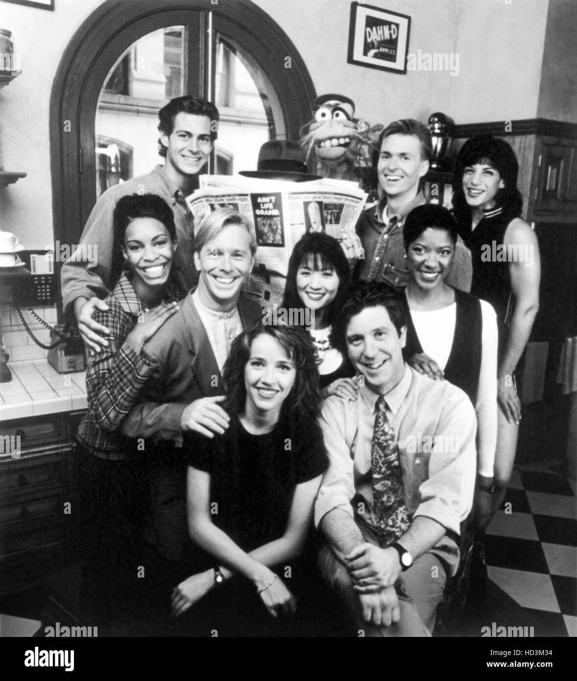 BREAKFAST TIME, (front, from left): Laurie Hibberd, Tom Bergeron, (2nd ...
