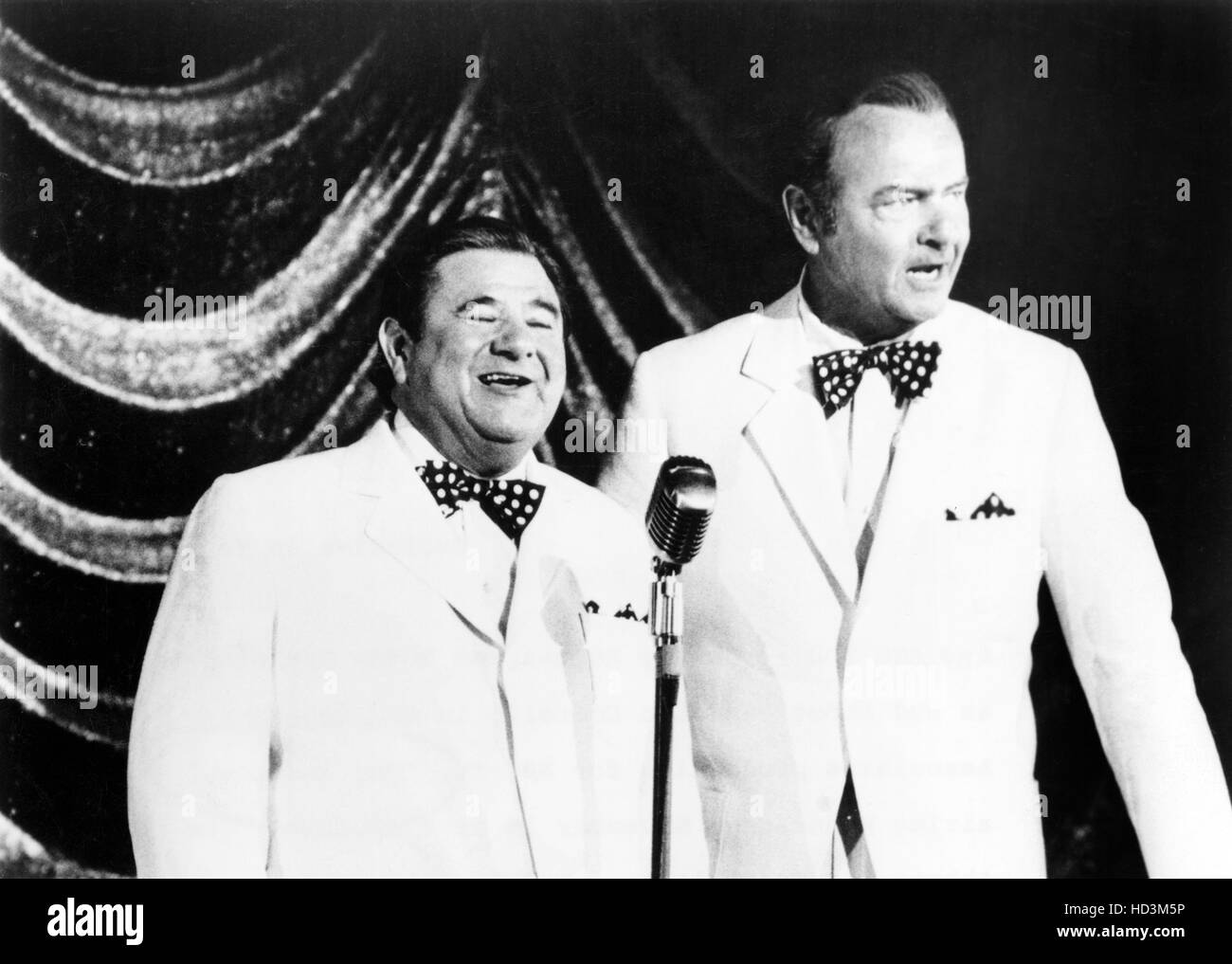 BUD AND LOU, (from left): Buddy Hackett, Harvey Korman, 1978. © Bob ...