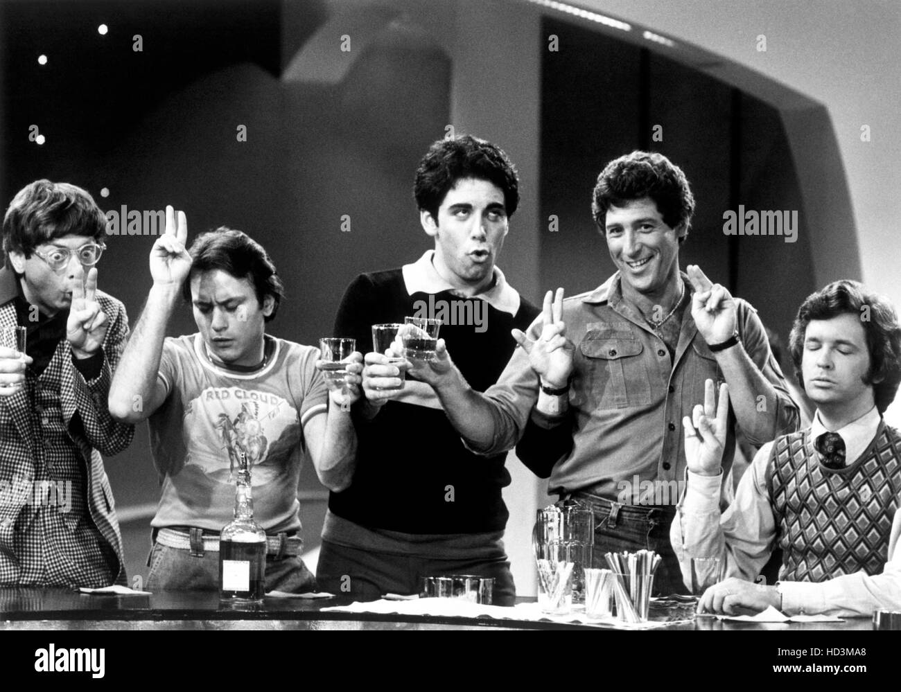 BUSTING LOOSE, from left: Danny Goldman, Greg Antonacci, Adam Arkin ...