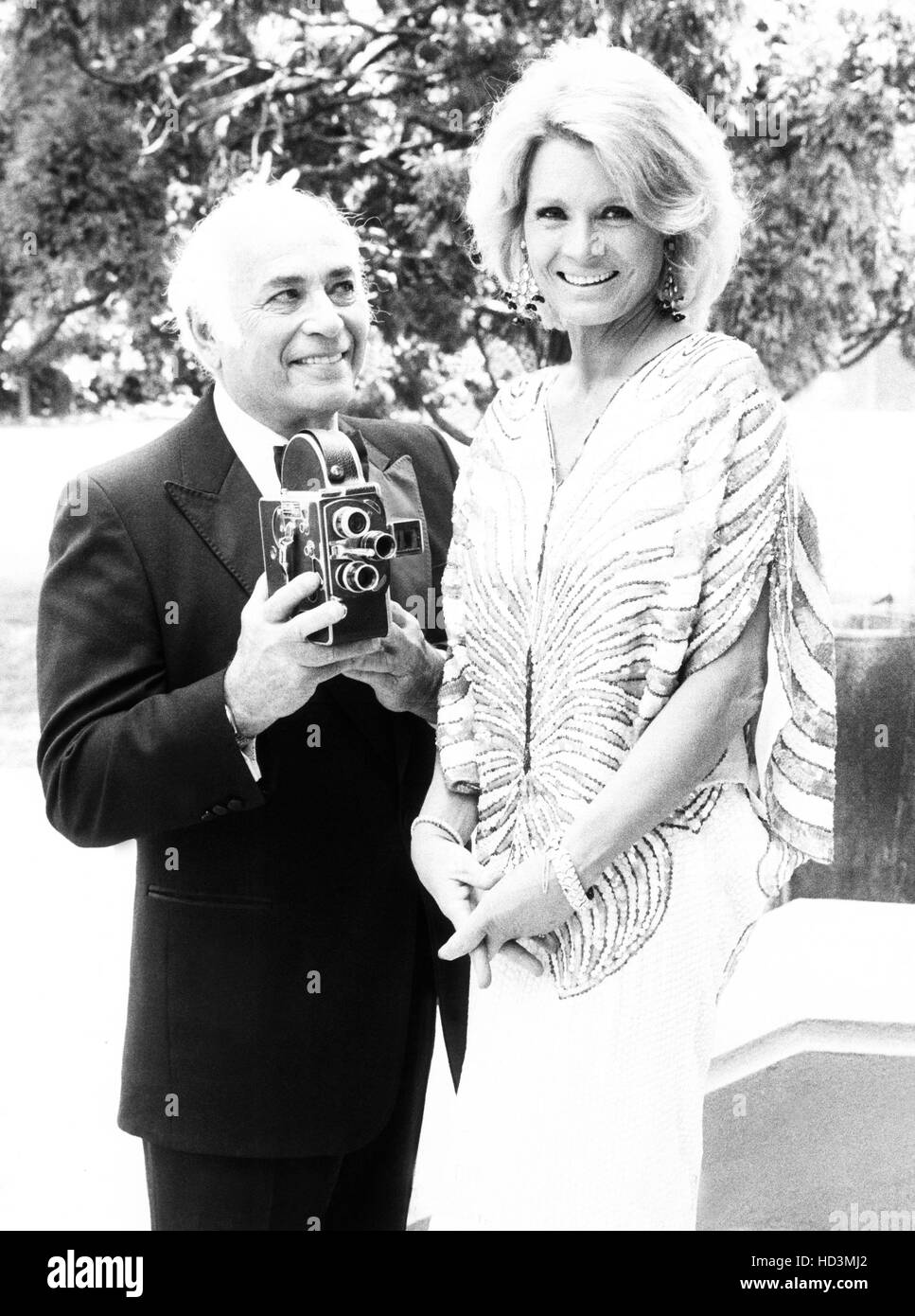 CANDID CAMERA: THEN AND NOW, from left: Allen Funt, Angie Dickinson ...