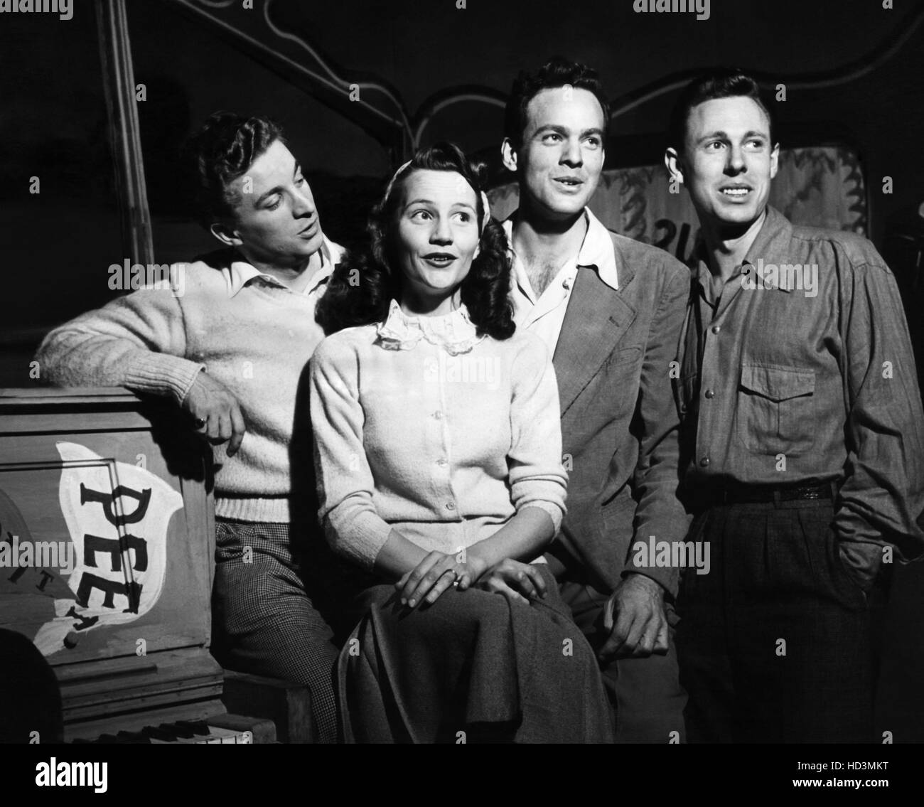 CAMPUS CORNER, (l-r): Frank Stevens, Beverly Fite, Bob Burkhardt, Dean ...