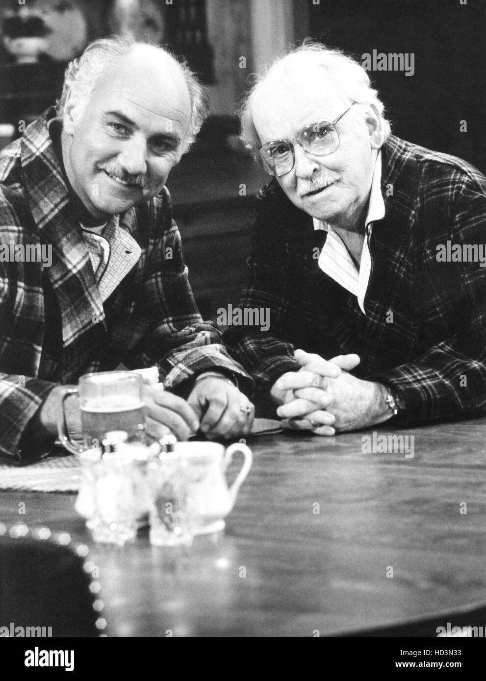 THE CAVANAUGHS, from left: Peter Michael Goetz, Barnard Hughes, 1986 ...