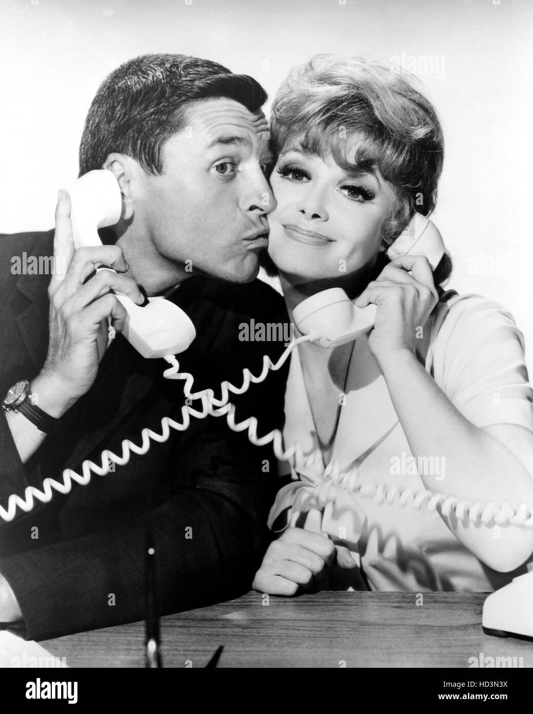 CARA WILLIAMS SHOW, Frank Aletter, Cara Williams, 1964-65 Stock Photo ...