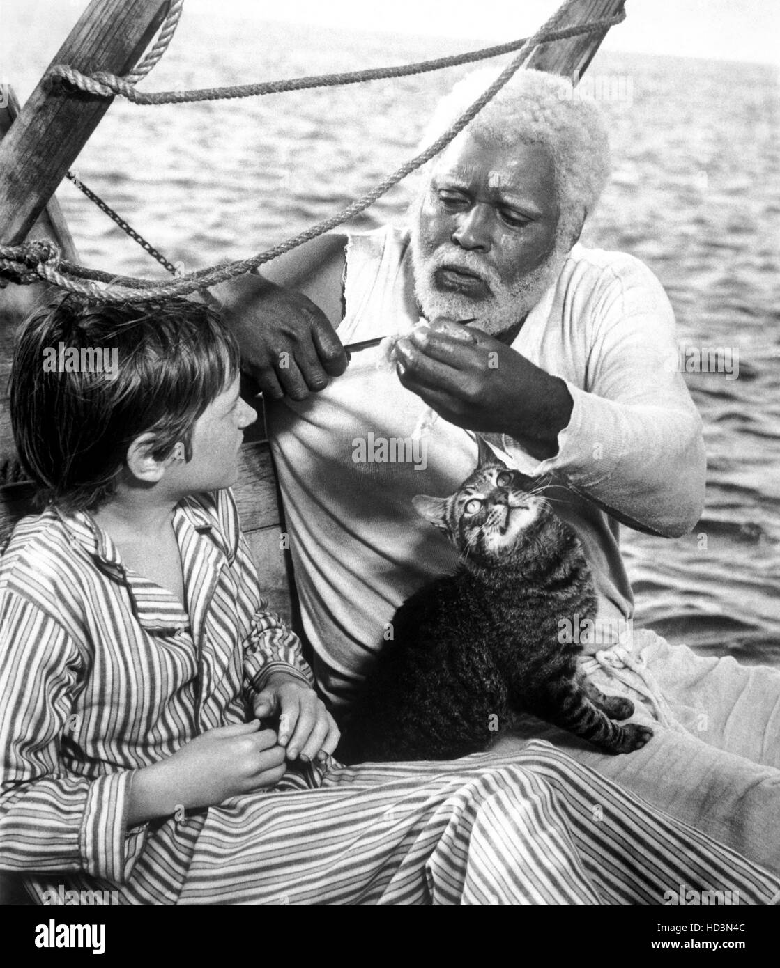 THE CAY, from left: Alfred Lutter III, James Earl Jones, 1974 Stock ...