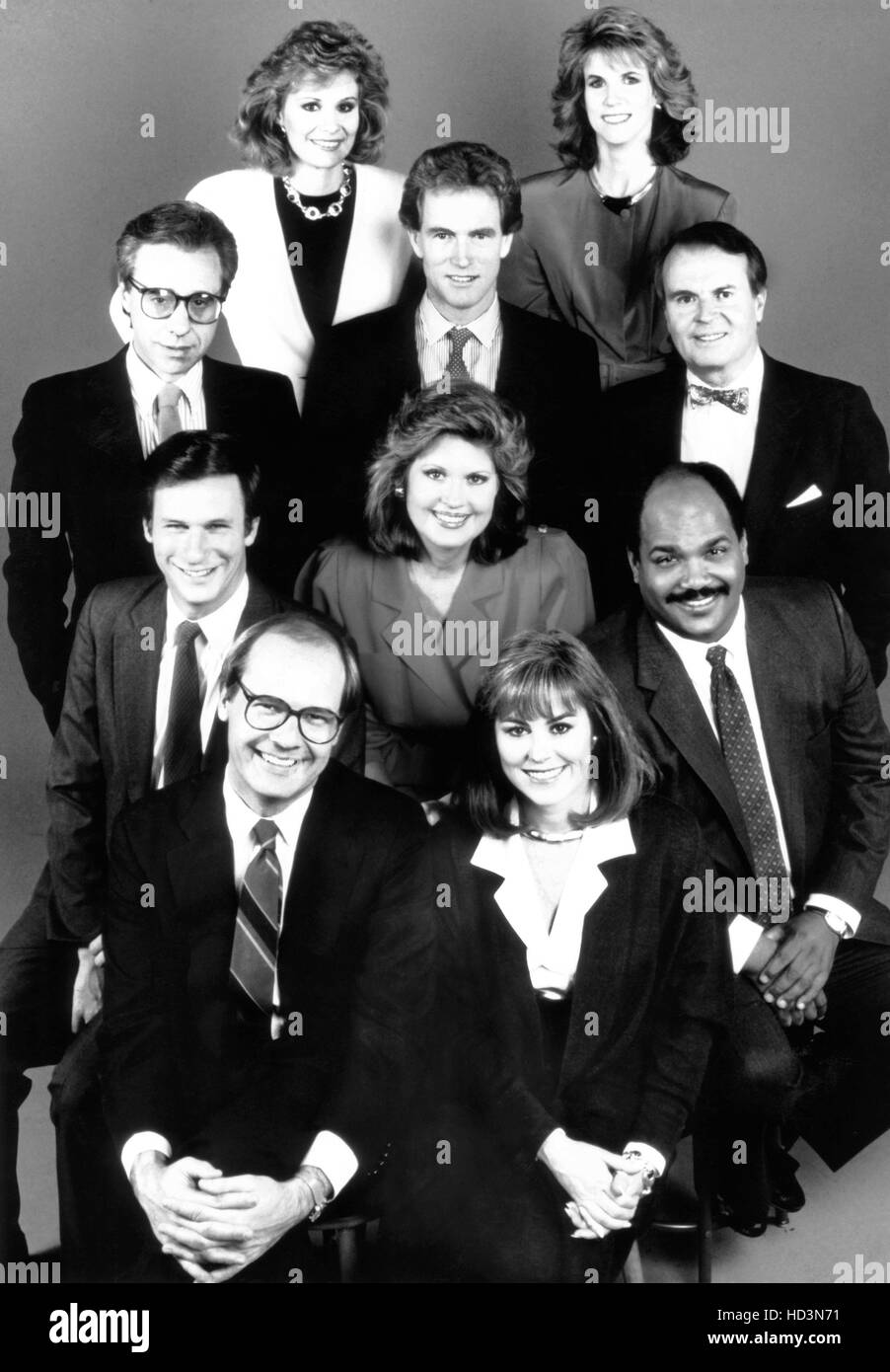 CBS THIS MORNING, front from left: Harry Smith, Kathleen Sullivan ...