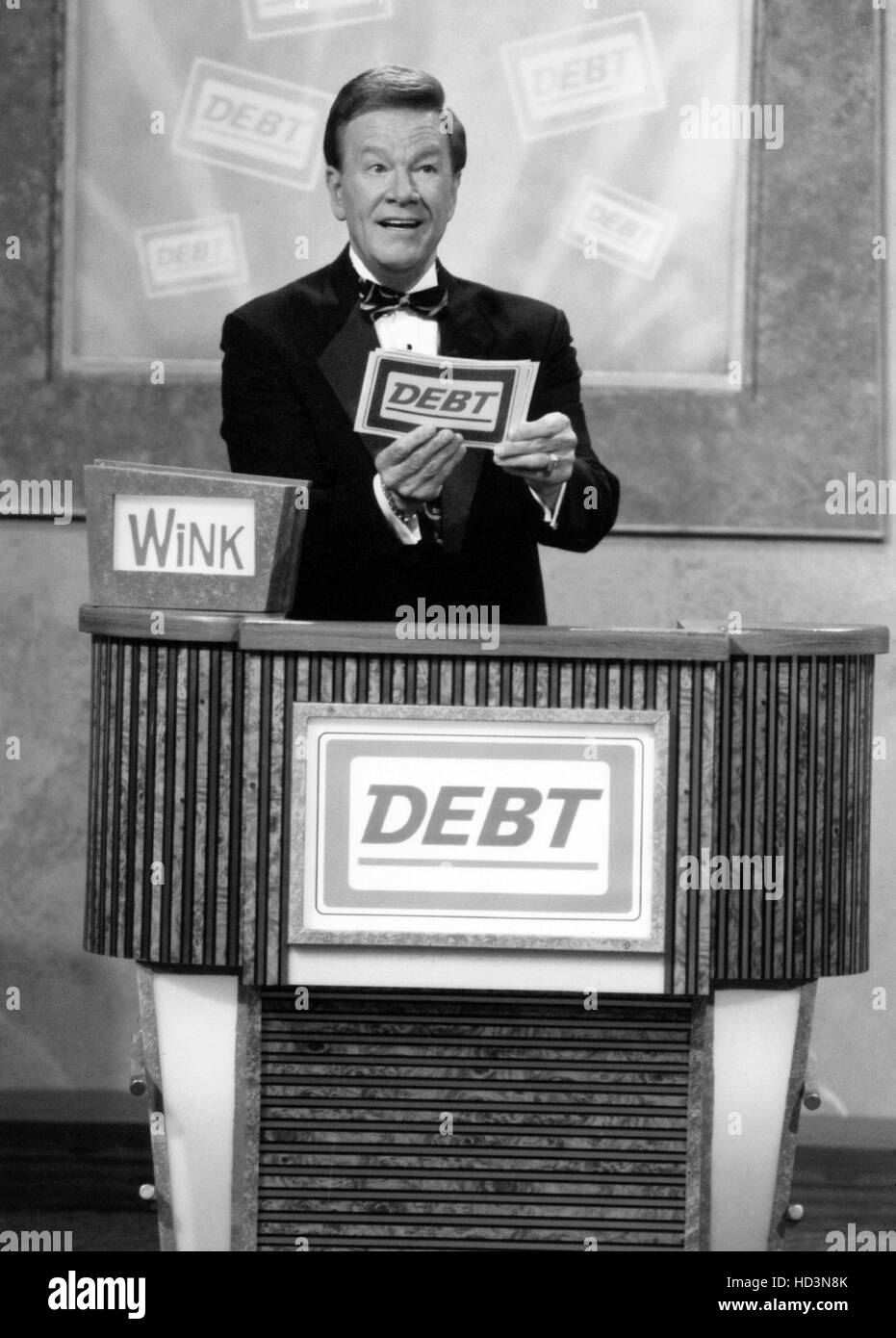 DEBT, Host Wink Martindale, 1996. © Buena Vista Television/ Courtesy ...
