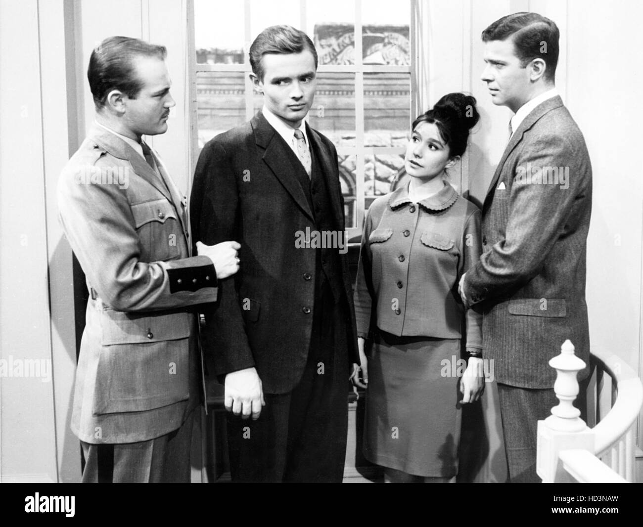 THE DEFENDERS, l-r: Gordon Patterson, Richard Jordan, Julie Hirsh ...