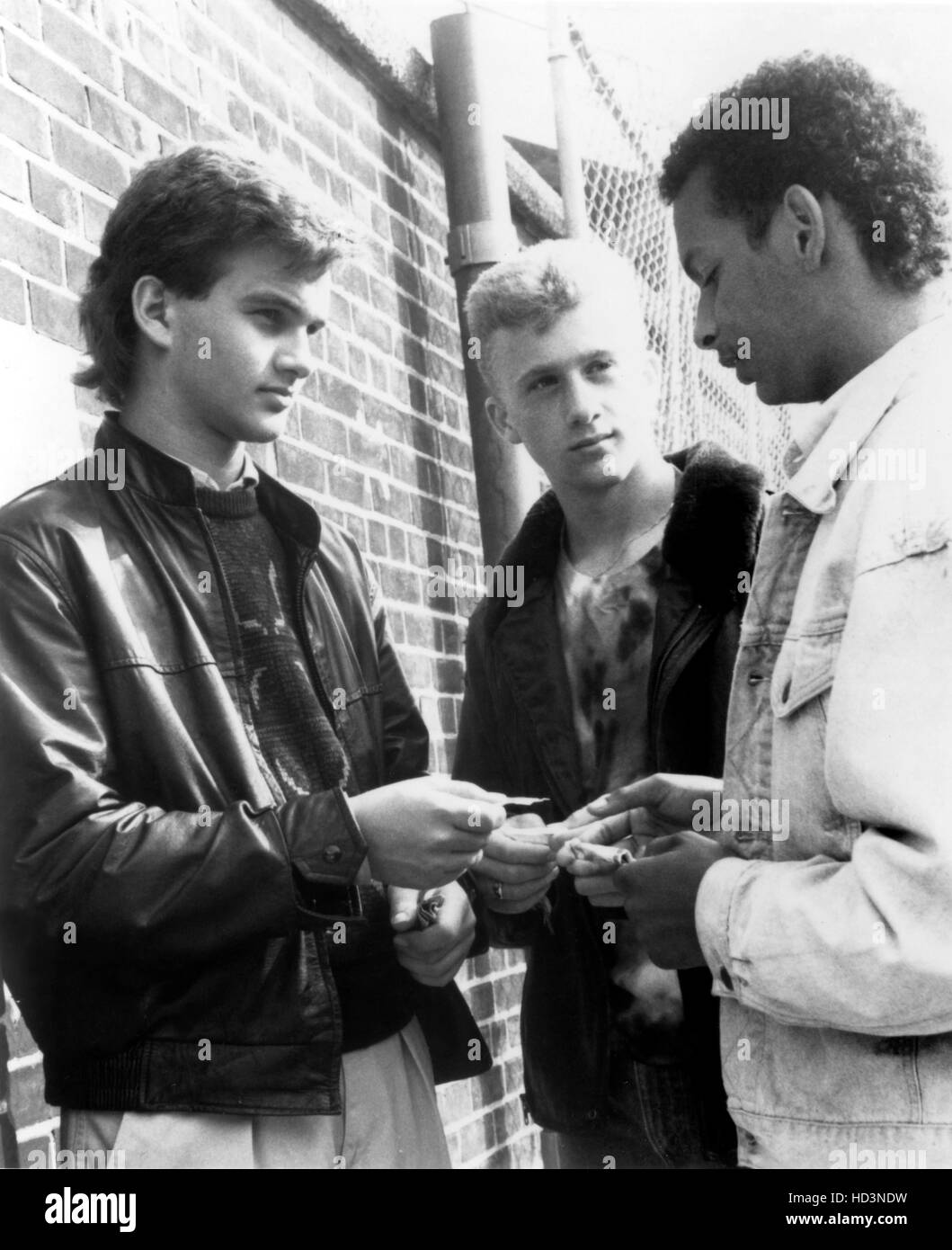 DEGRASSI JUNIOR HIGH (aka DEGRASSI HIGH), Billy Parrott (center), Andy ...