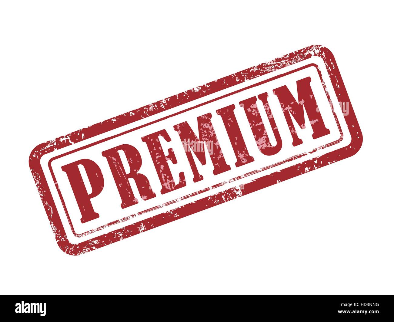 stamp premium in red over white background Stock Vector Image & Art - Alamy