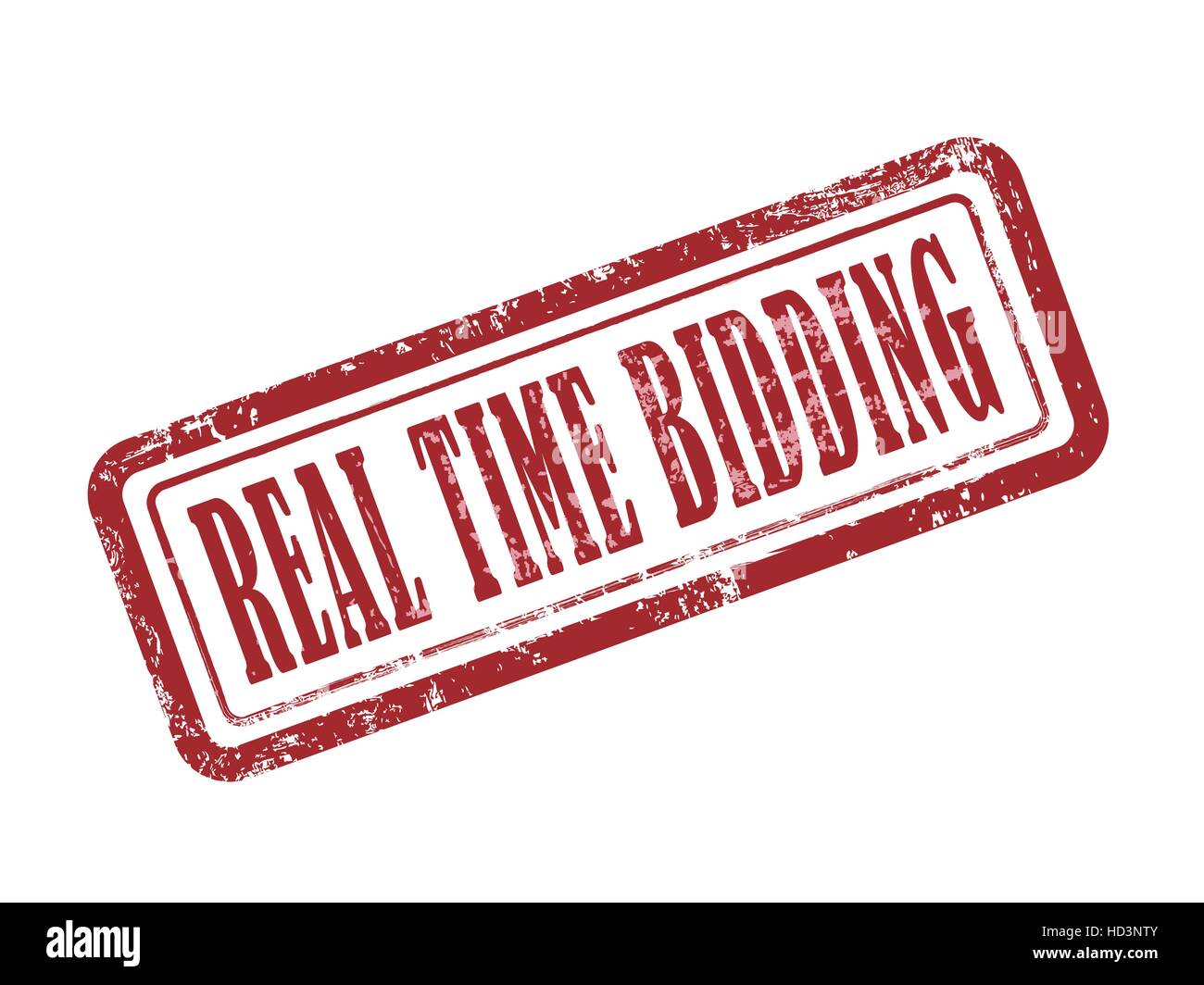 Time real bidding Stock Vector Images - Alamy