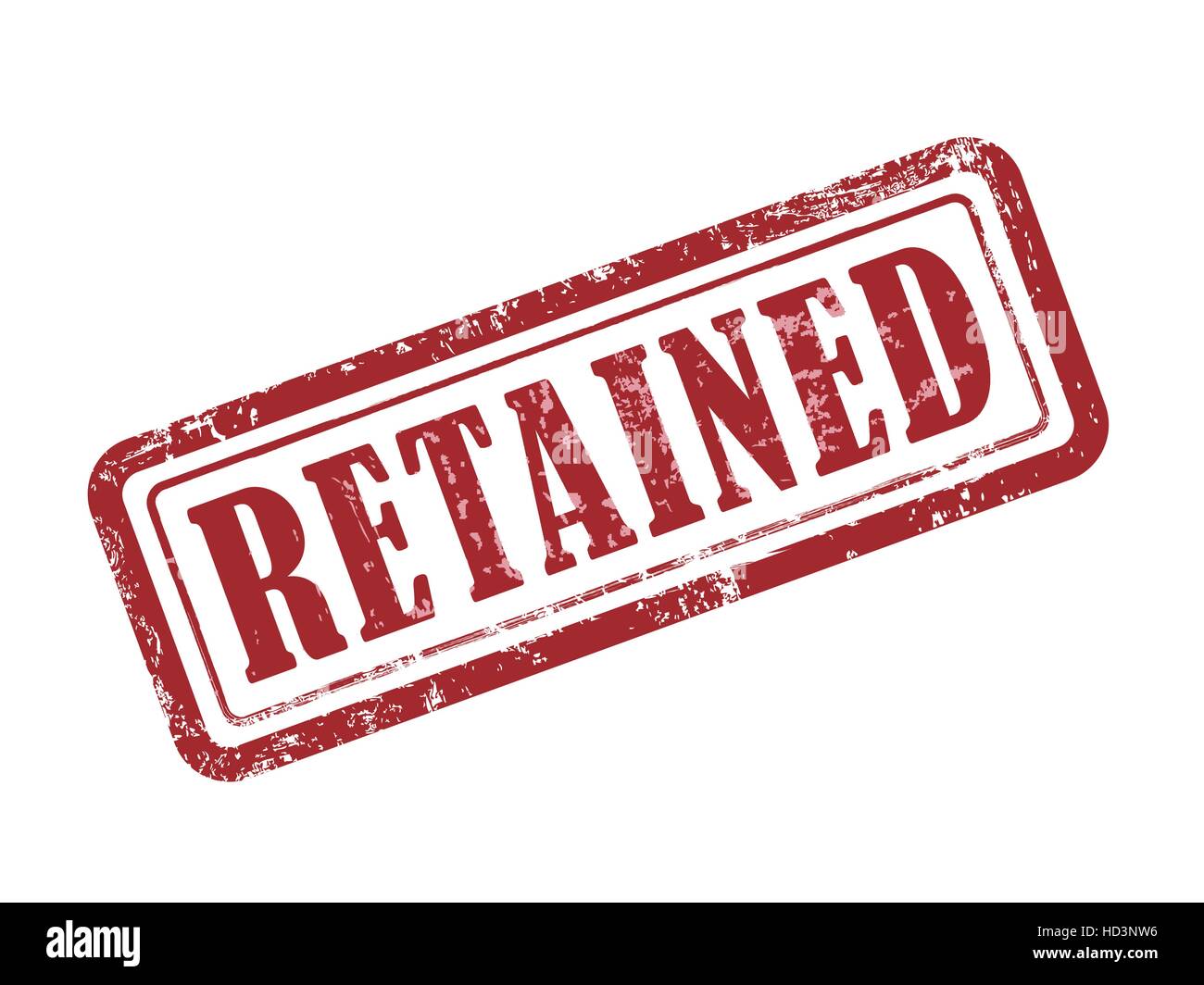 stamp retained in red over white background Stock Vector Image & Art ...