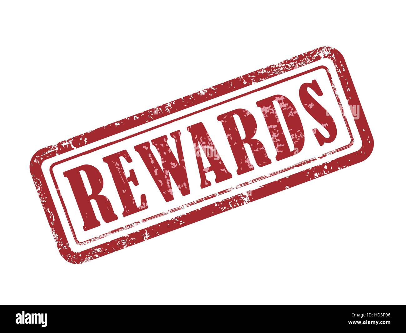 stamp rewards in red over white background Stock Vector Image & Art - Alamy