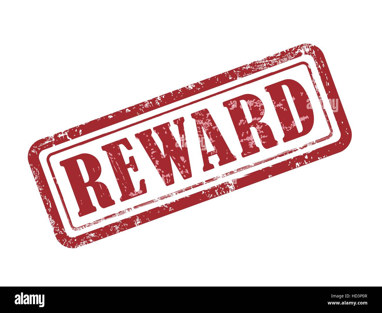 stamp reward in red over white background Stock Vector Image & Art - Alamy