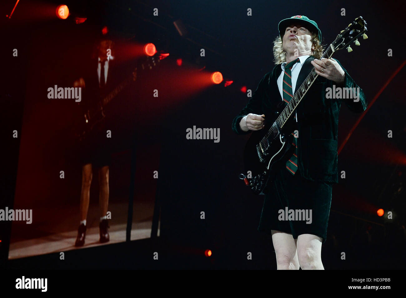 AC/DC perform live in concert Featuring: Angus Young Where: Sunrise ...