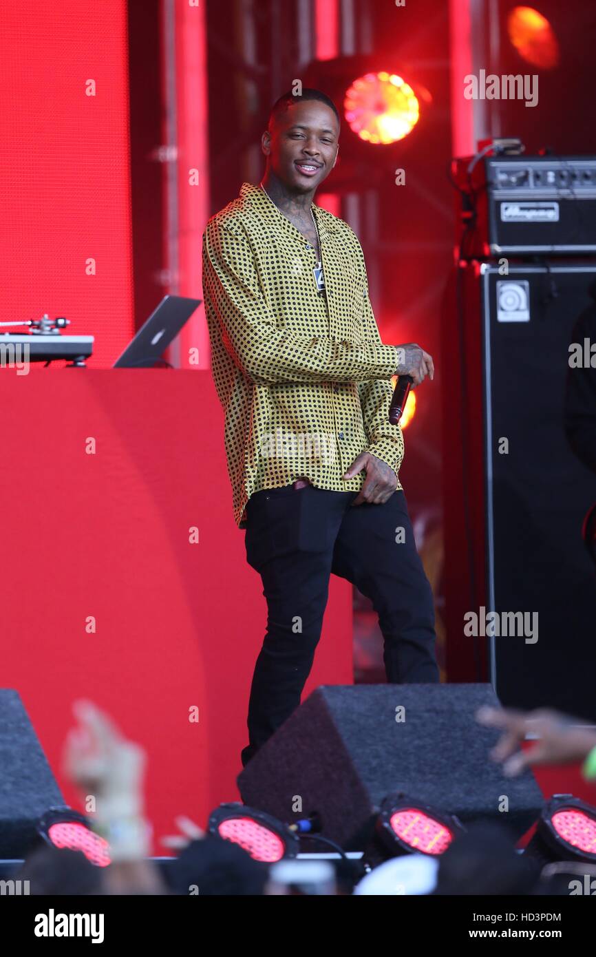 Performances on 'Jimmy Kimmel Live!' Featuring: YG Where: Los Angeles ...