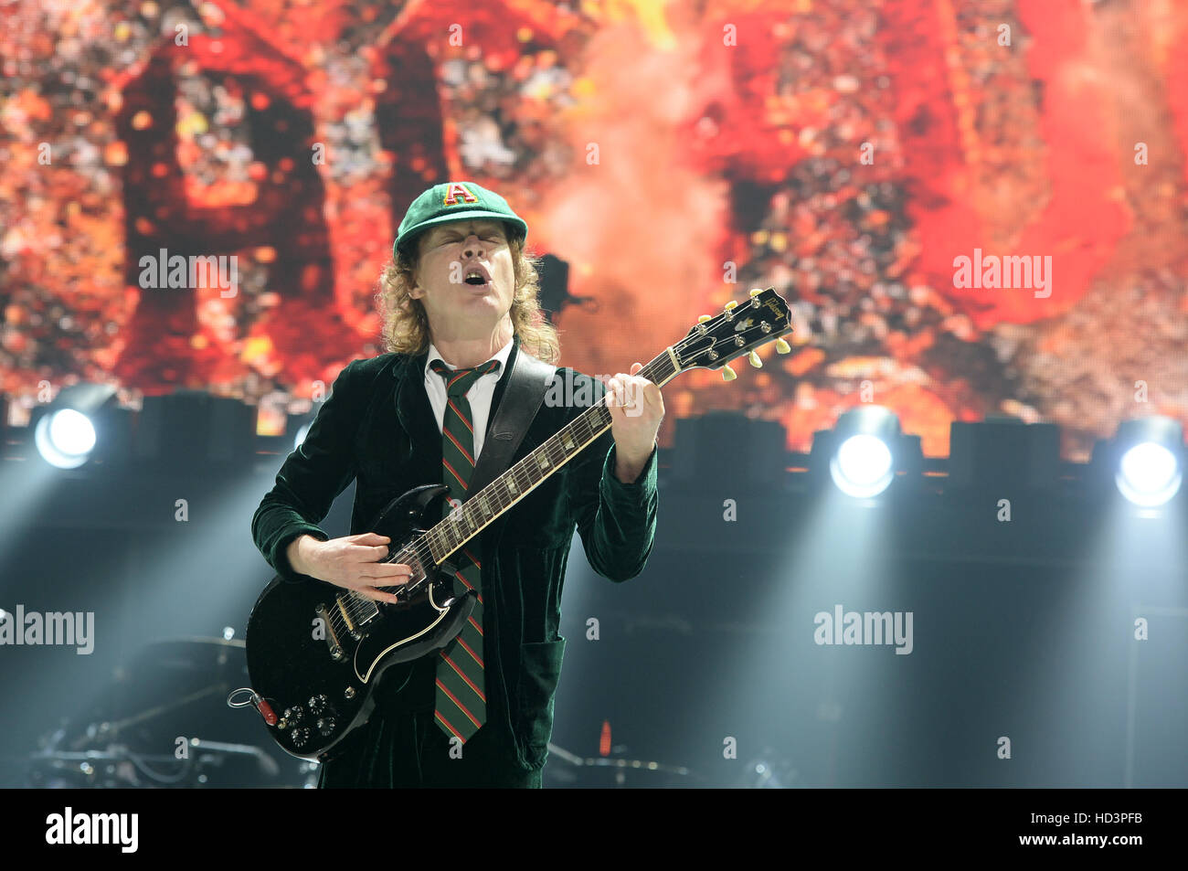 AC/DC perform live in concert Featuring: Angus Young Where: Sunrise ...
