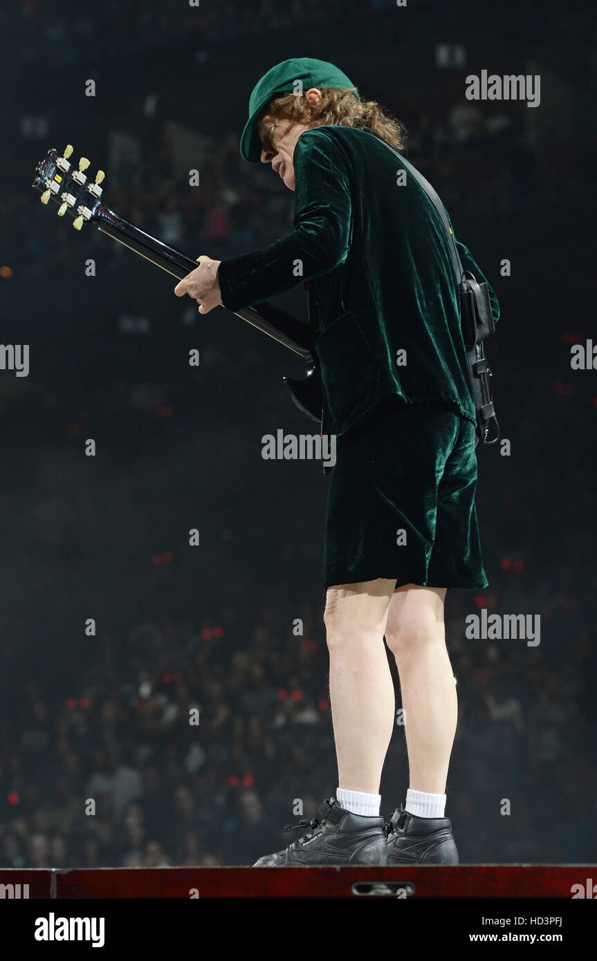 AC/DC perform live in concert Featuring: Angus Young Where: Sunrise ...