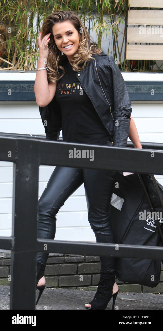 Danielle Lloyd outside ITV Studios Featuring: Danielle Lloyd Where ...