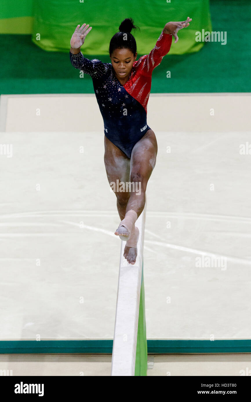 Gabrielle douglas 2016 rio olympics hi-res stock photography and images ...