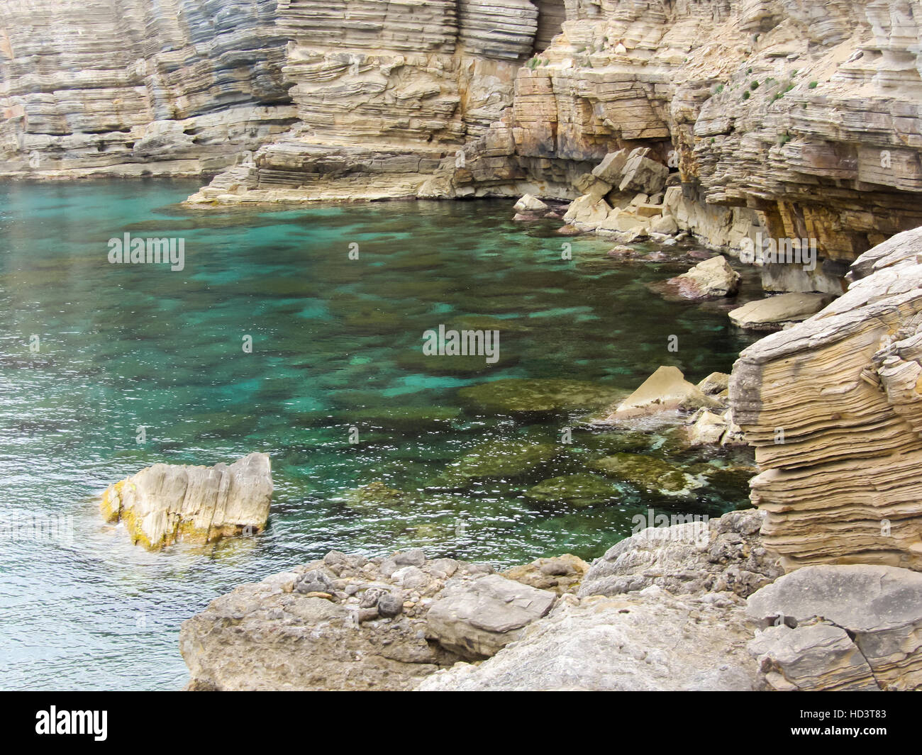 Ibiza creek, Spain. Beach Stock Photo - Alamy