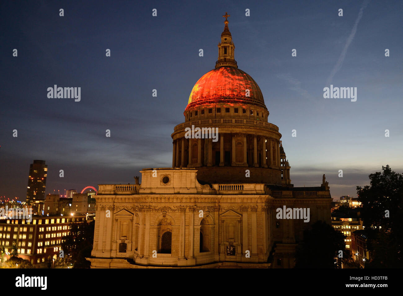 To mark the 350th anniversary of Great Fire of London, artist Martin ...