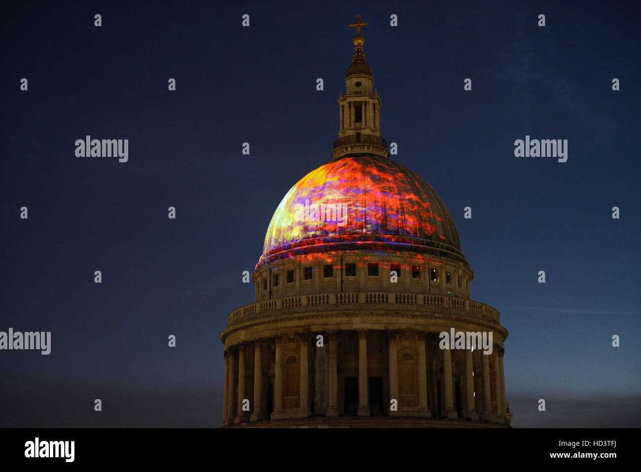 To mark the 350th anniversary of Great Fire of London, artist Martin ...