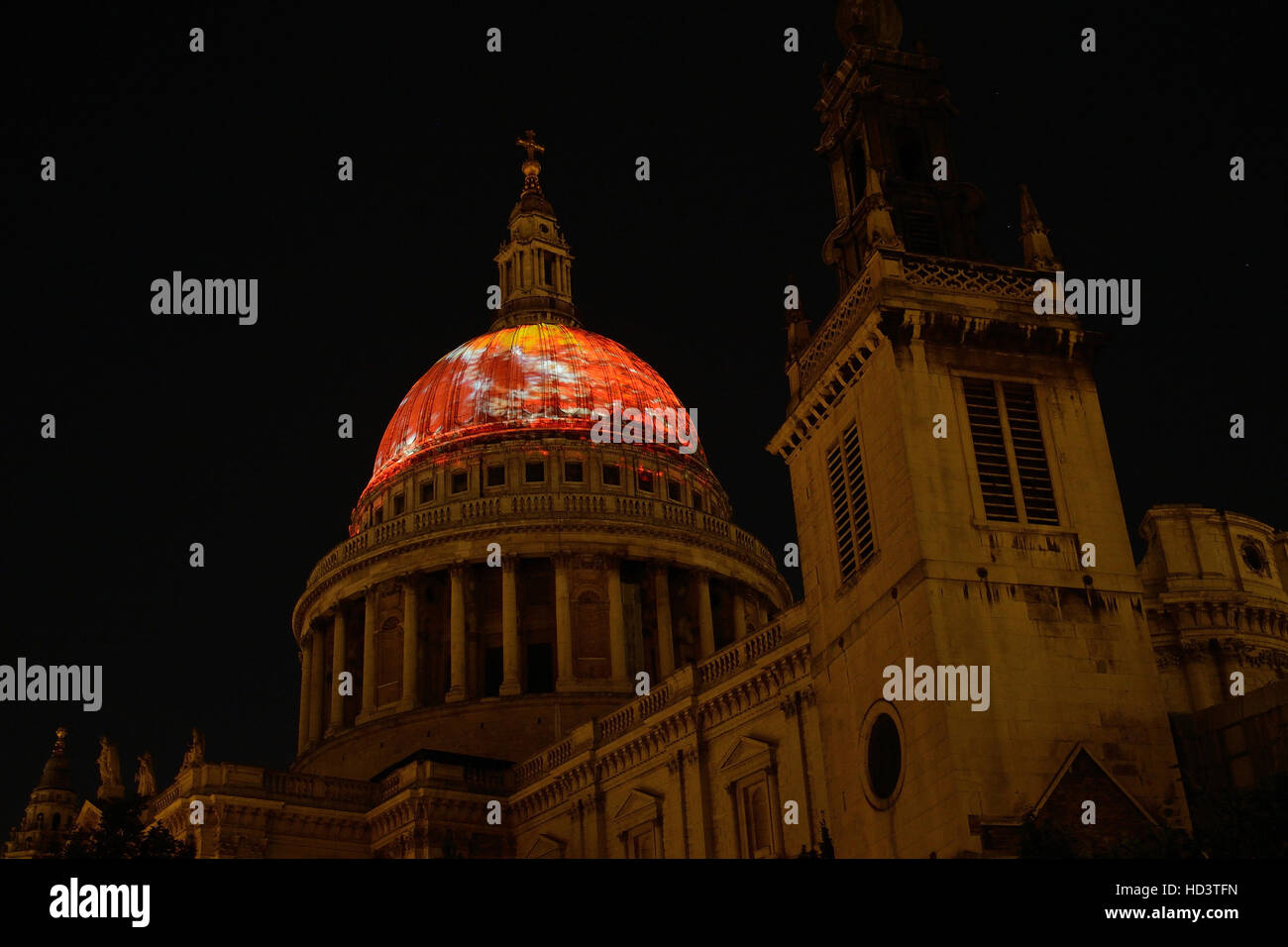 To mark the 350th anniversary of Great Fire of London, artist Martin ...