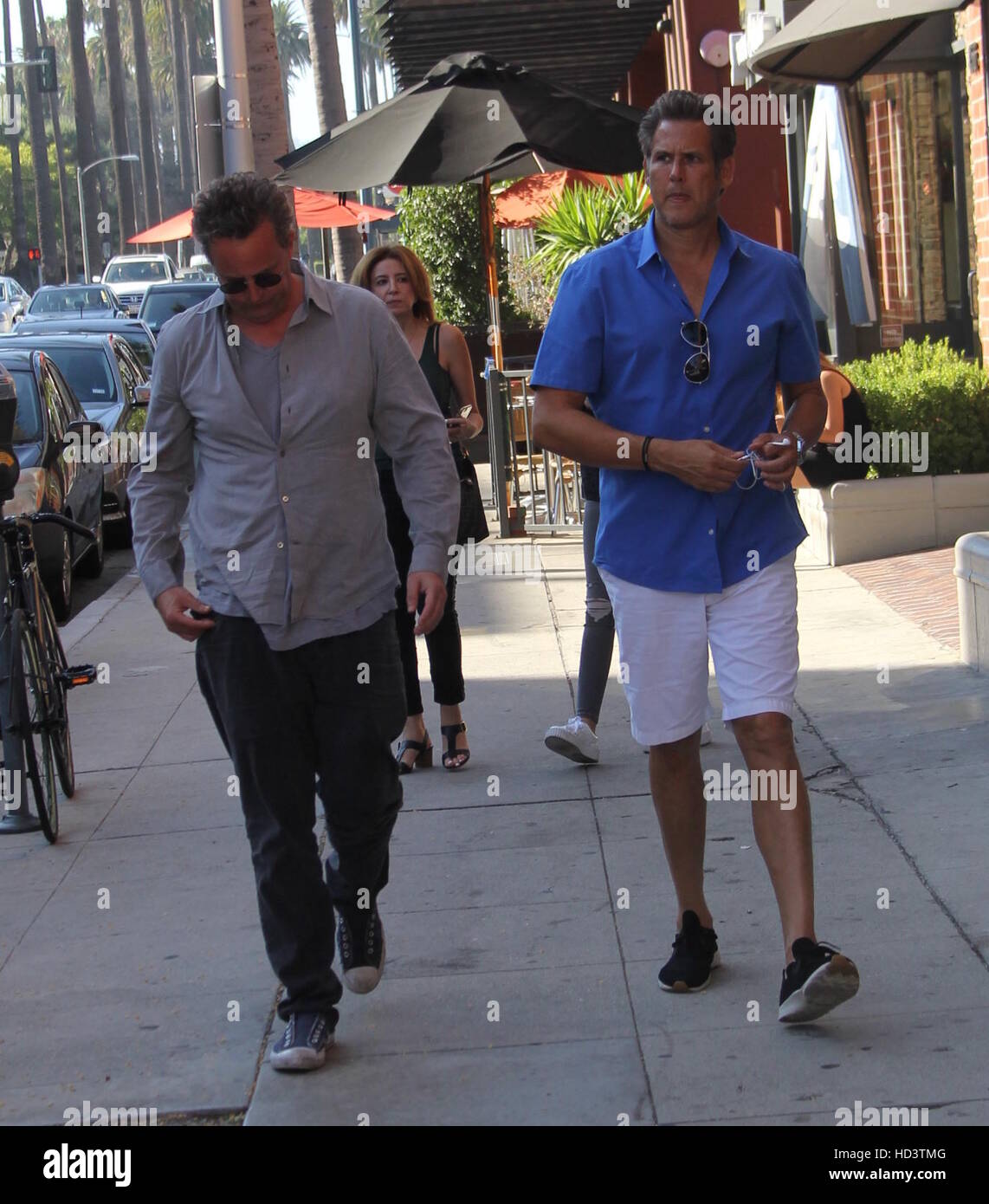 Matthew Perry goes out with a friend in Beverly Hills Featuring ...