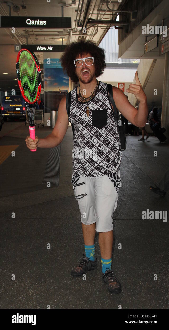 Redfoo arrives at the airport Featuring: Redfoo (Stefan Kendal Gordy ...