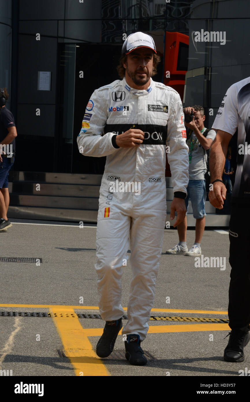 Formula One (F1) Italian Grand Prix Featuring: Fernando Alonso Where ...