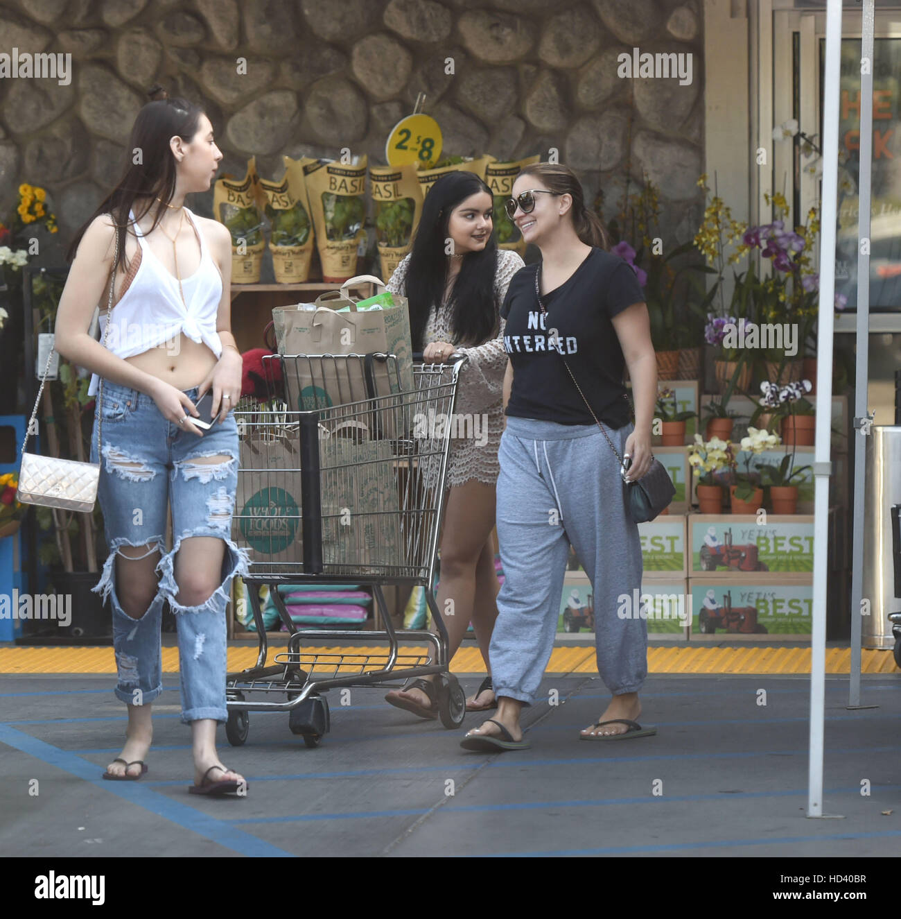 Ariel Winter goes grocery shopping with her sister actress Shanelle ...